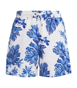 Polo Ralph Lauren Tropical Print Swim Shorts - Blue