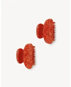 MACHETE Twin Heirloom Claw Clips - Poppy