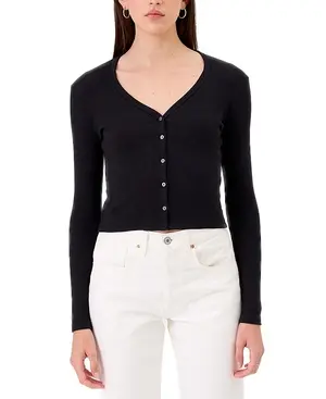 Goldie Lewinter Crew Neck Cardigans For Women