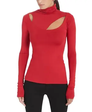 MARCELLA Dahlia Top - Red