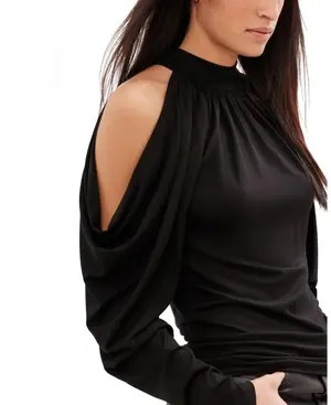 MARCELLA Perry Cold Shoulder Top