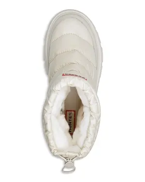 Hunter Maribels 2 Puffer Boots - Ivory