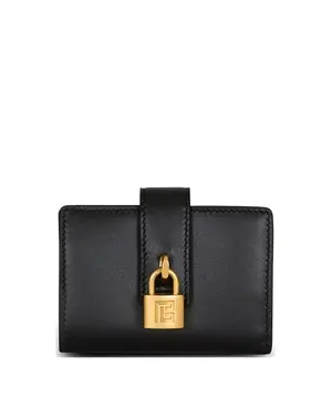 Balmain Pulse Leather Purse - Black