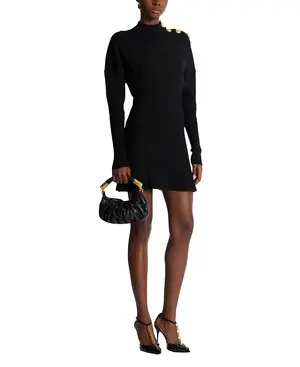Balmain Short Flared Knit Dress