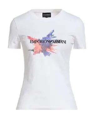Emporio Armani Embroidered T-shirts For Women