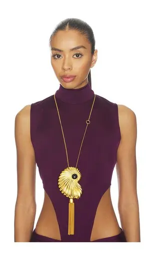 JULIETTA Aveline Tasseled Necklace - Gold