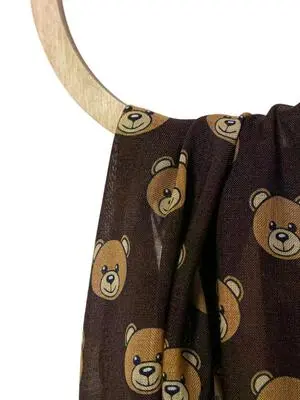 Moschino Teddy Bear-print Scarf