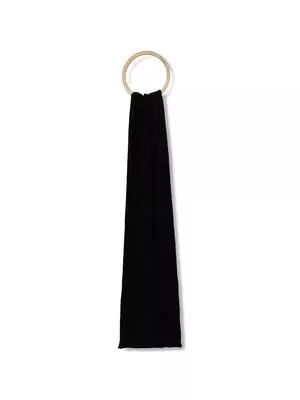 Paul & Shark Ribbed Scarf - Black