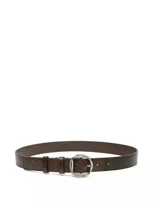 Jacquemus The Salon Textured Buckle Belt - Brown