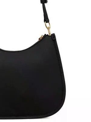 Moschino Logo-plaque Shoulder Bag - Black