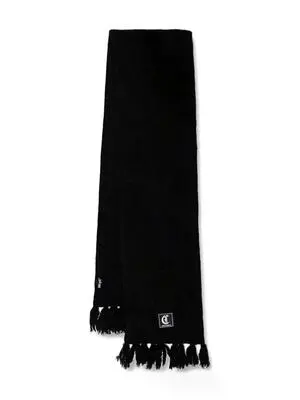 Just Cavalli Logo-patch Scarf - Black