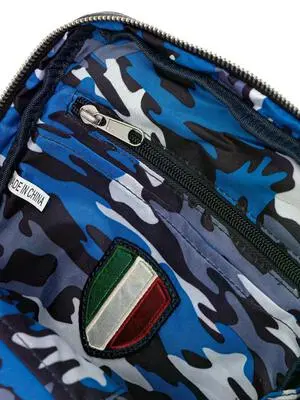 AERONAUTICA MILITARE Zipped Messenger Bag With Appliqué Details