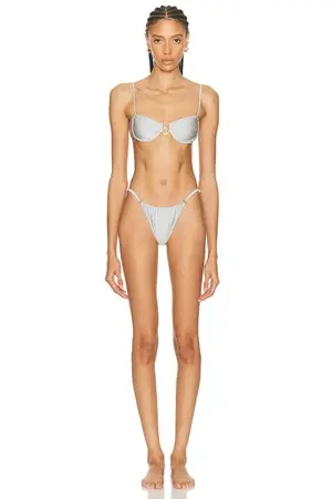 BANANHOT Cannes Metallic Bikini Bottom