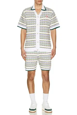 Casablanca Tuck Stitch Shorts - Multi