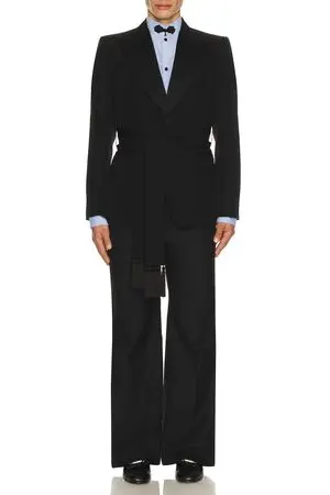 Valentino Garavani Classic Blazer Jacket In Black