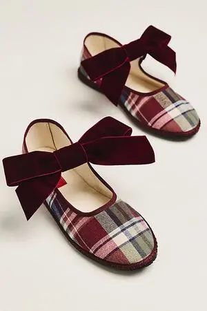VIBI VENEZIA Exclusive Bow Flats - Tartan