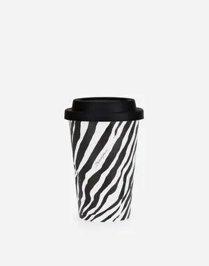 Dolce & Gabbana Ceramic Travel Mug - Multicolor