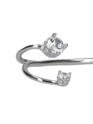 PANCONESI Three Point Ear Cuff - Silver