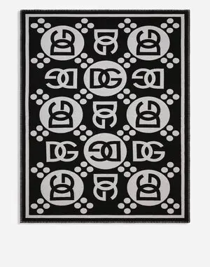 Dolce & Gabbana Wool Jacquard Blanket - Multicolor