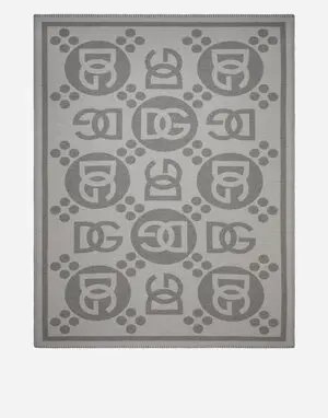 Dolce & Gabbana Wool Jacquard Blanket - Multicolor