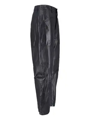 NILI LOTAN Shon Leather Pants - Black