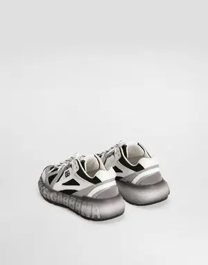 Dolce & Gabbana Dg Bounce 12 Nylon And Calfskin Sneakers