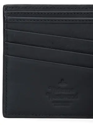 VIVIENNE WESTWOOD Orb' Bi-fold Wallet - Black