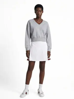 Gucci Web Sweater - Gray