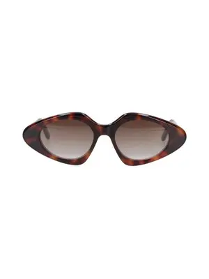 Loewe Triangle Slim Sunglasses - Brown