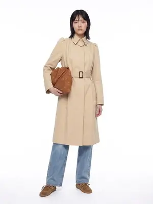 Alexander McQueen Cotton Trench Coat