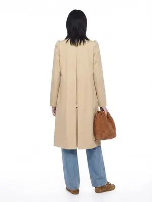 Alexander McQueen Cotton Trench Coat