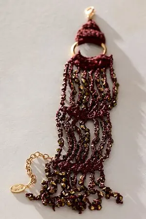 ARIANA OST Jinx Beaded Anklet - Chocolate