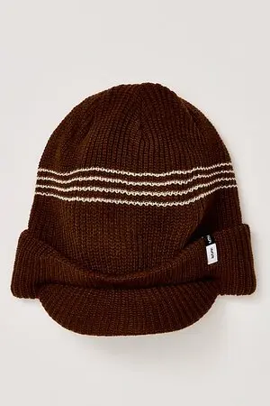 AUTUMN Visor Beanie - Brown