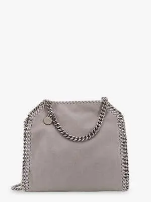 Stella McCartney Falabella Shaggy Deer Fabric Crossbody Bag - Grey