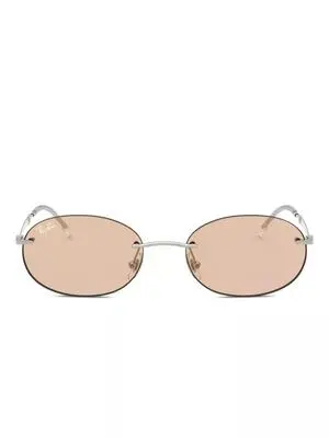 Ray-ban Rimless Oval Sunglasses - Silver