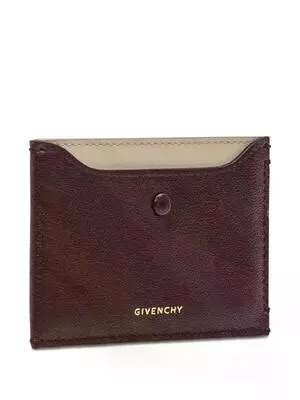 Givenchy Button Cardholder - Red