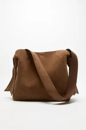 Acne Studios Musubi Midi Suede Bag