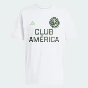 Adidas Club América Wordmark Graphic Tee - White / Soccr-ca1-3zg