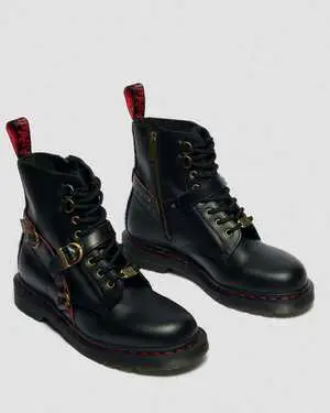 Dr. Martens 1460 Year Of The Horse Leather Boots - Black