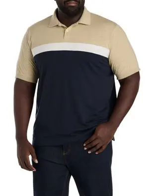 Harbor Bay By Dxl Short Sleeve Polos For Men