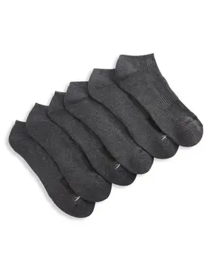 REEBOK Vector Low-cut Socks 6-pack - Grey