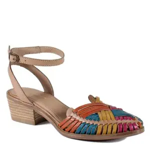 DIBA TRUE Leather Huarache Sandal - Bright Multi