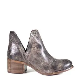 DIBA TRUE Vintage Leather Bootie - Charcoal