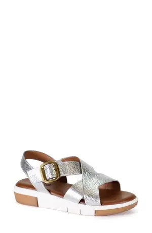 DIBA TRUE Advocate Wedge Sandal - Silver