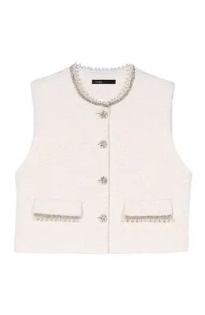 Maje Embellished Vests For Women