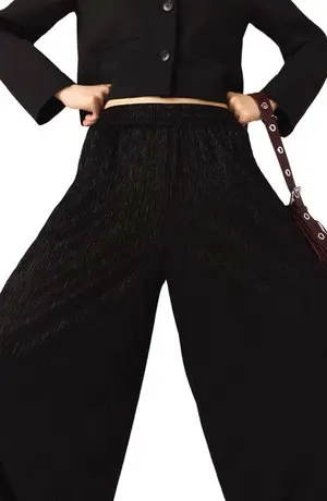 Maje Metallic Harem Trousers