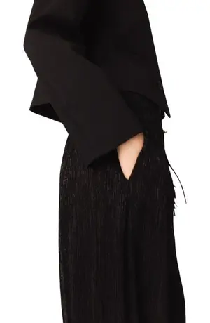 Maje Metallic Harem Trousers