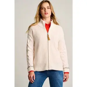 Lisa Todd Cable Stitch Zip-up Cardigan