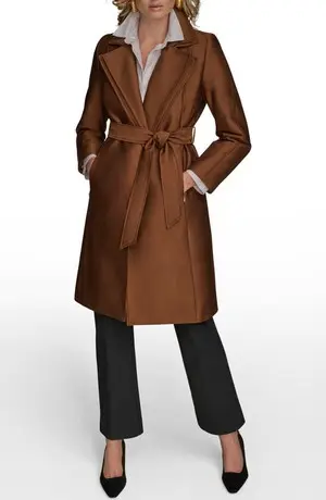 Donna Karan New York Straight Hem Coats For Women