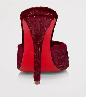 CHRISTIAN LOUBOUTIN Miss Z Heeled Mules